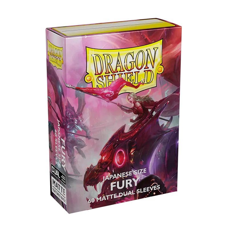 Sleeves: Dragon Shield - Japanese Size - Dual Matte (x60) - Fury | Back ...